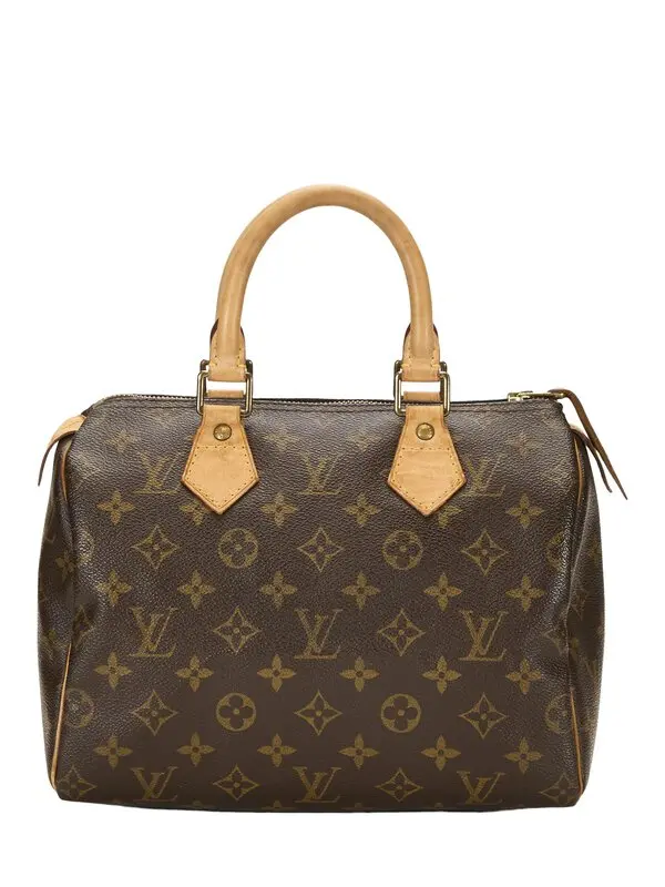 LOUIS VUITTON Speedy 25 Monogram Handheld Bag - Brown