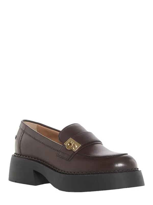 FERRAGAMO Caminia Gancini Chunky Loafers - T Moro