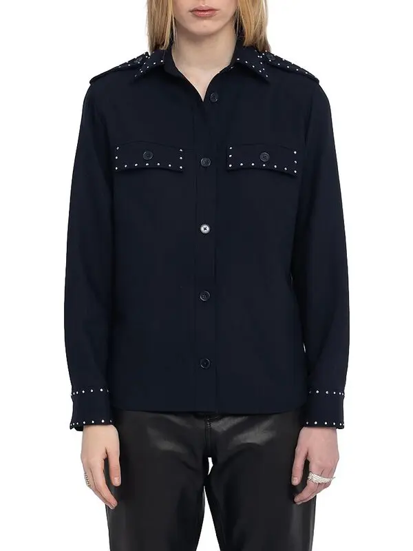 Zadig&Voltaire Taskam Tailleur Strass Shirt - Encre