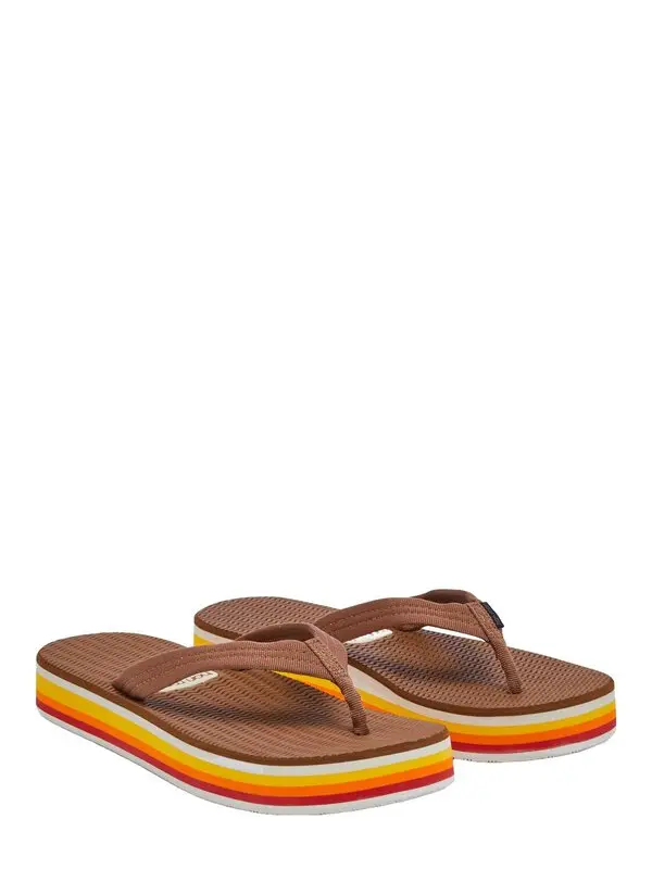 HARI MARI Dunes Sunset Waterproof Flip-flop - Acorn