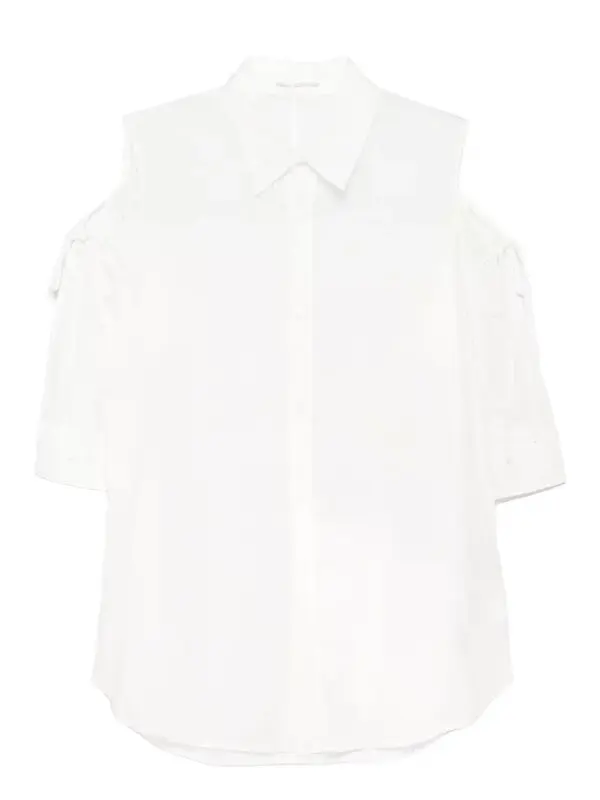 Yohji Yamamoto Cut-out Shirt - White