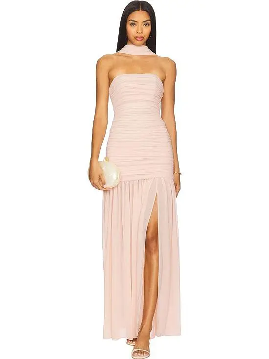 L'academie By Marianna Tia Gown - Blush Pink