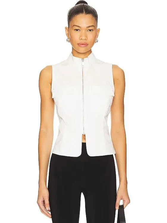 EAVES Aven Vest Top - White
