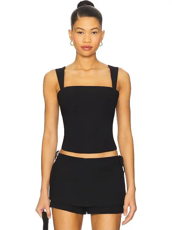 Amanda Uprichard Ceronne Top - Black