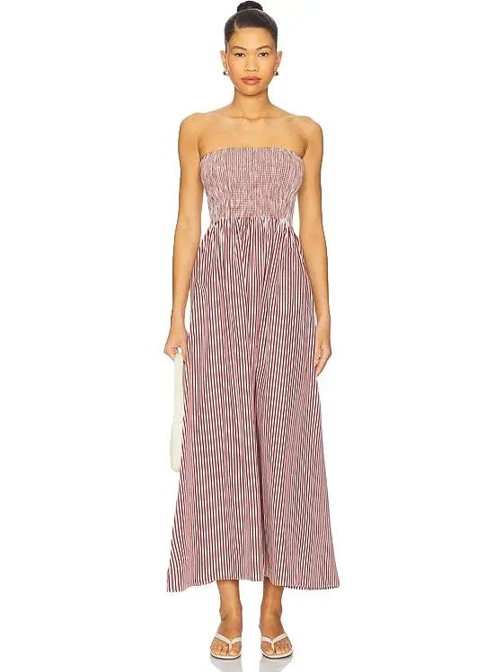 Faithfull The Brand Sanya Maxi Dress - Clare Stripe