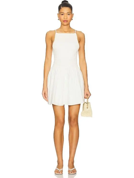 Faithfull The Brand Myah Mini Dress - White