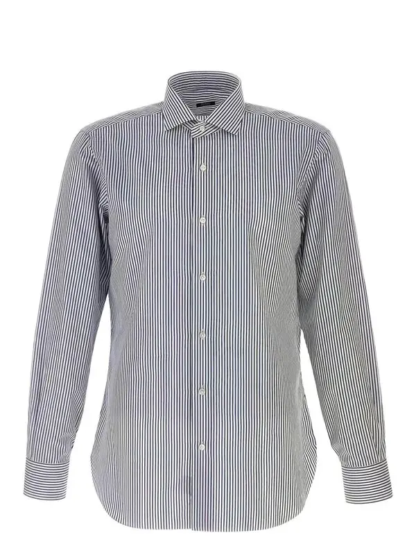 BARBA NAPOLI Cotton Shirt - White