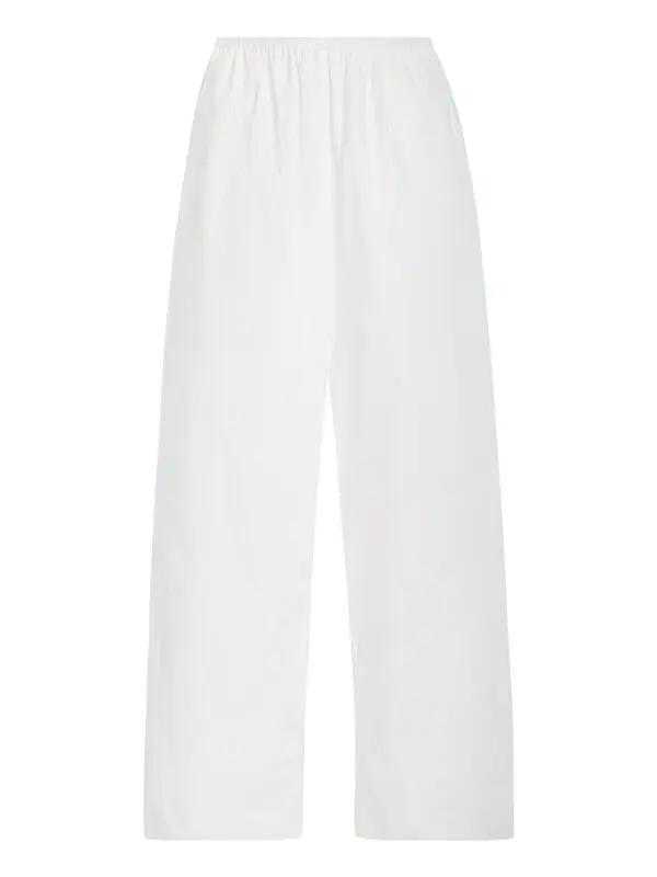 DEIJI STUDIOS Ease Cotton Pants - White