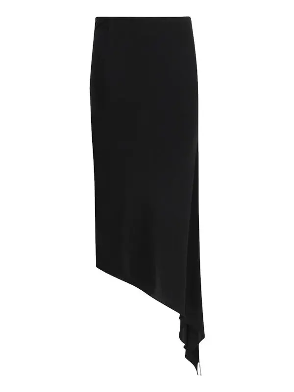 FRANCESCO MURANO Pointed Slit Skirt - Black