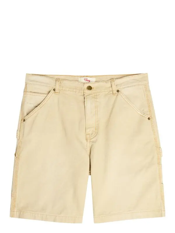 CHERRY LOS ANGELES Carpenter Canvas Shorts - Tan