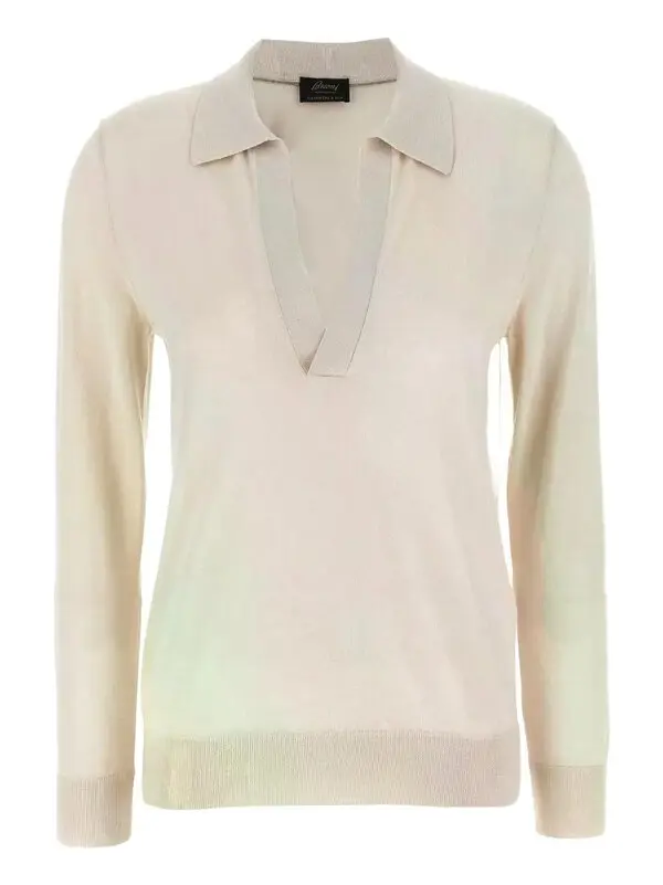 Brioni Cashmere-blend Sweater - Neutrals