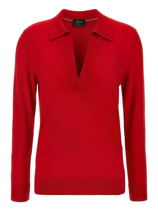 Brioni Cashmere-blend Sweater - Red