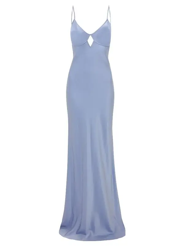 Victoria Beckham Cut-out Cami Gown - Lilac