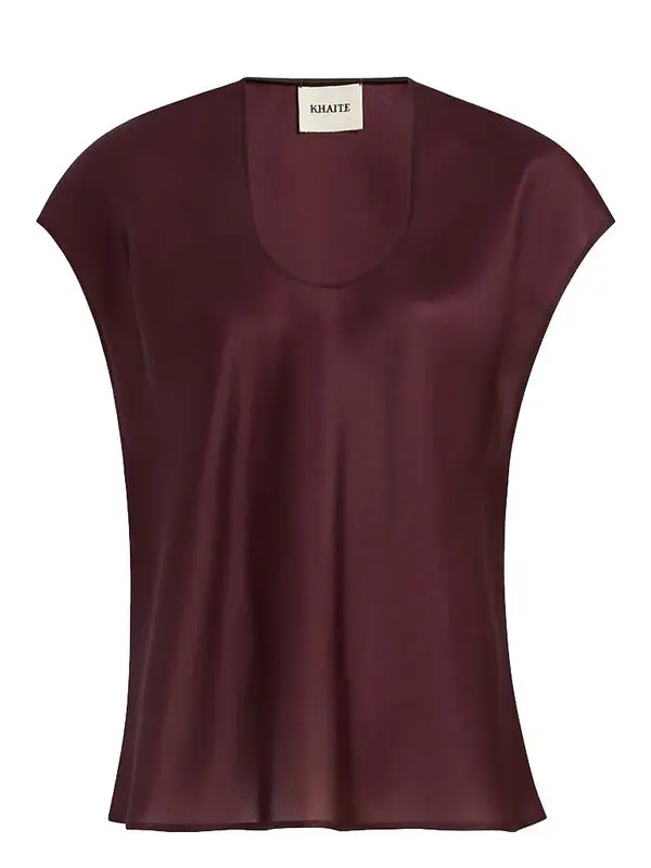 Khaite Barbo Top - Grey