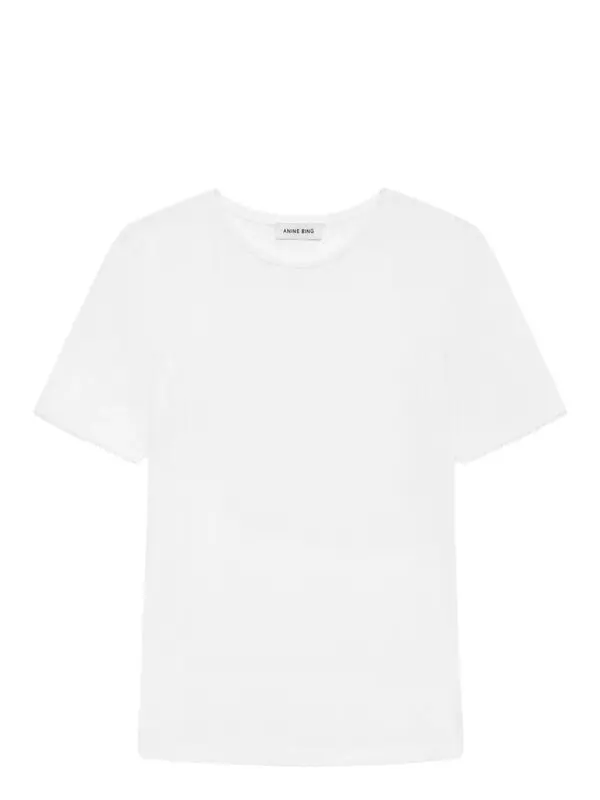 ANINE BING Pia T-shirt - White
