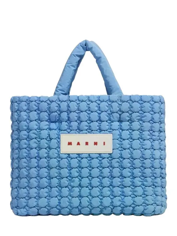 Marni Padded Tote Bag - Blue