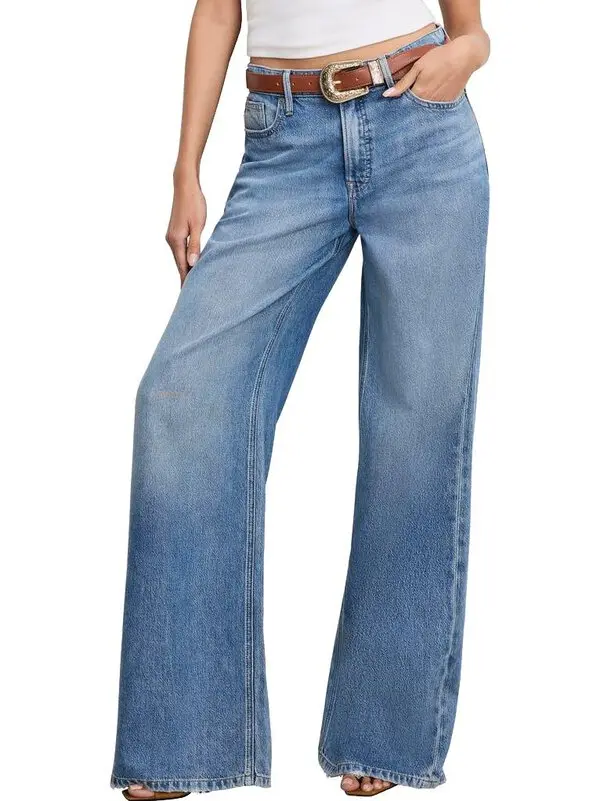 Good American Wide Leg Jeans - Indigo961