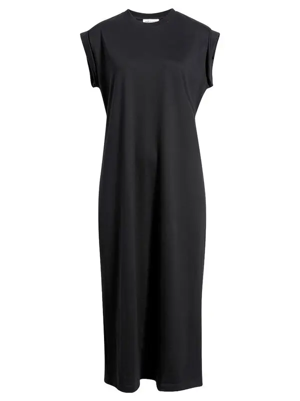 Nordstrom Pima Cotton Jersey Maxi Dress - Black