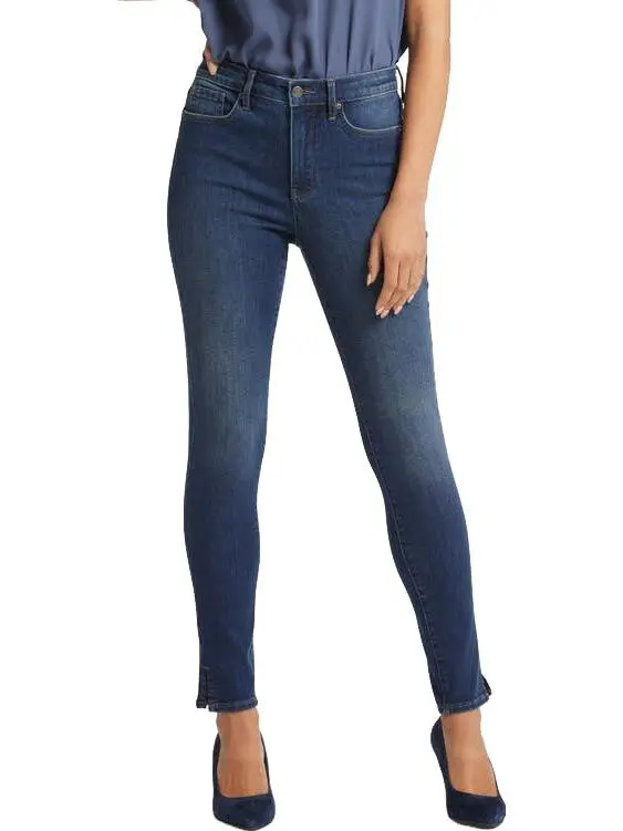 NYDJ Curve Shaper Ami Side Slit High Waist Skinny Jeans - Wellspring