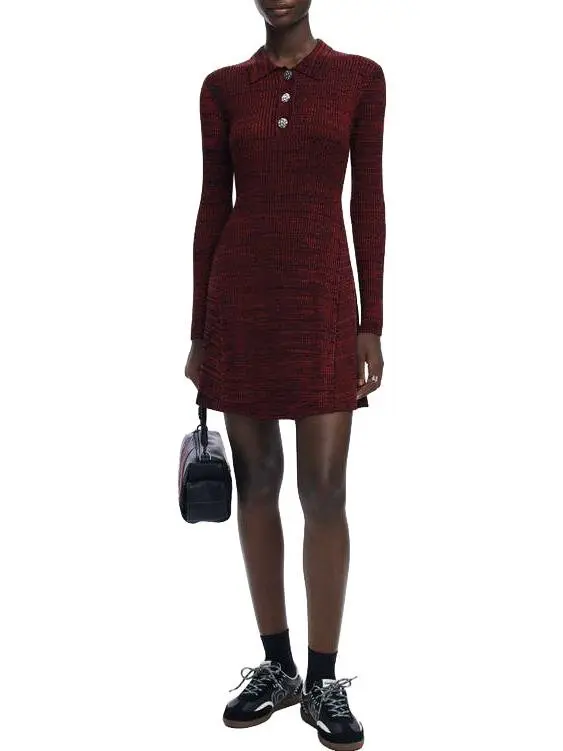 Desigual Marti Long Sleeve Minidress - Black