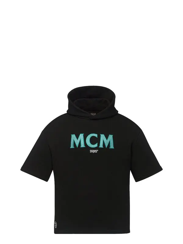 Mcm X Snipes Rhinestone Hoodie - Black