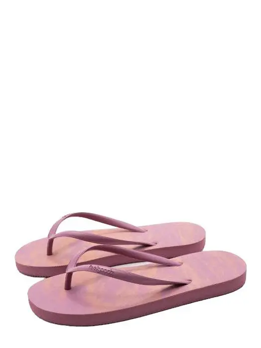 FEELGOODZ Slimz Remix Natural Rubber Flip-flop Thong Sandals - Seastar