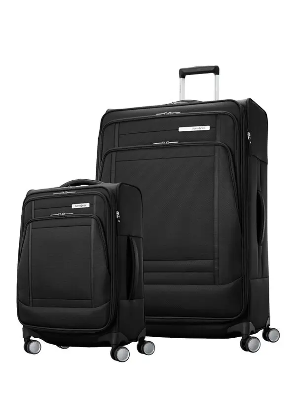 SAMSONITE Uplift Lightweight 2-piece Set Softside Expandable Luggage - Black