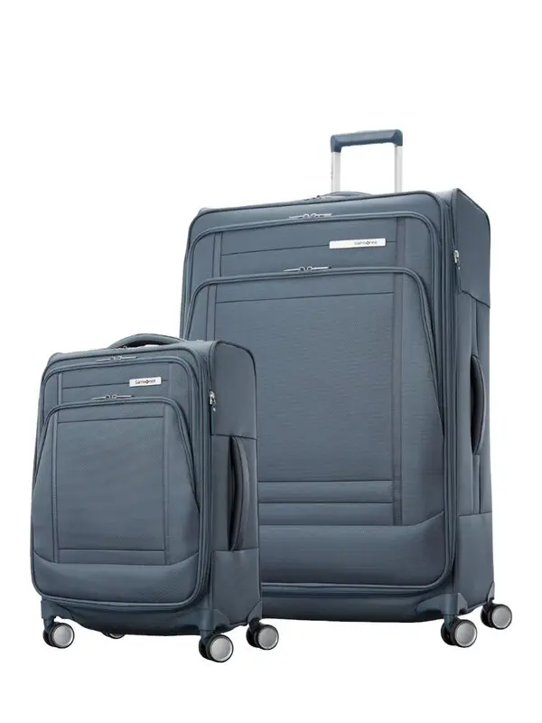 SAMSONITE Uplift Lightweight 2-piece Set Softside Expandable Luggage - Blue