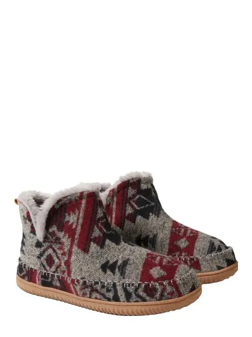 DEARFOAMS Brixen Bootie Slipper - Black Combo