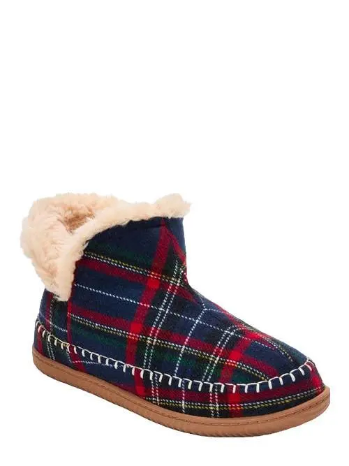 DEARFOAMS Brixen Bootie Slipper - Blue Multi