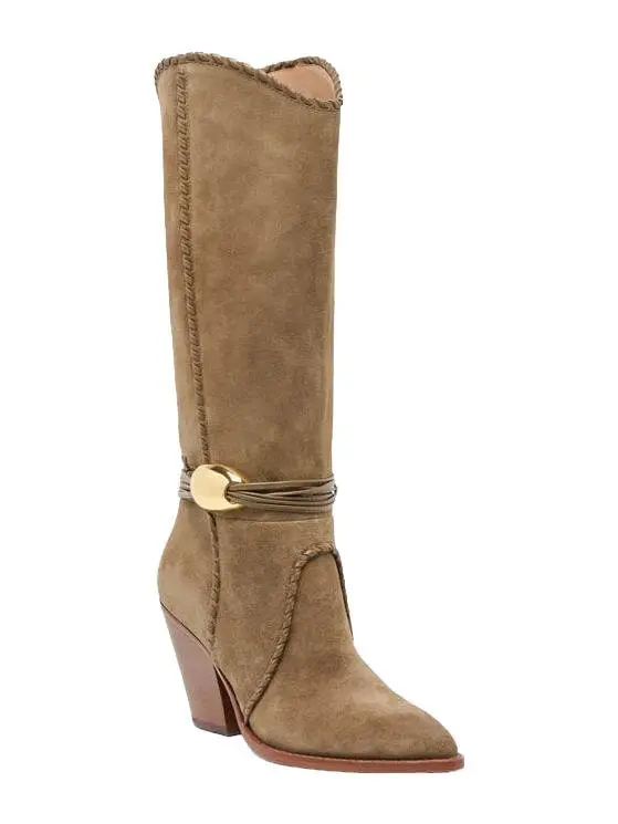 Dolce Vita Jody Knee High Boots - Olive Suede