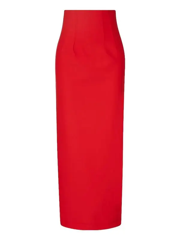 ADRIANA DEGREAS Maxi Skirt - White