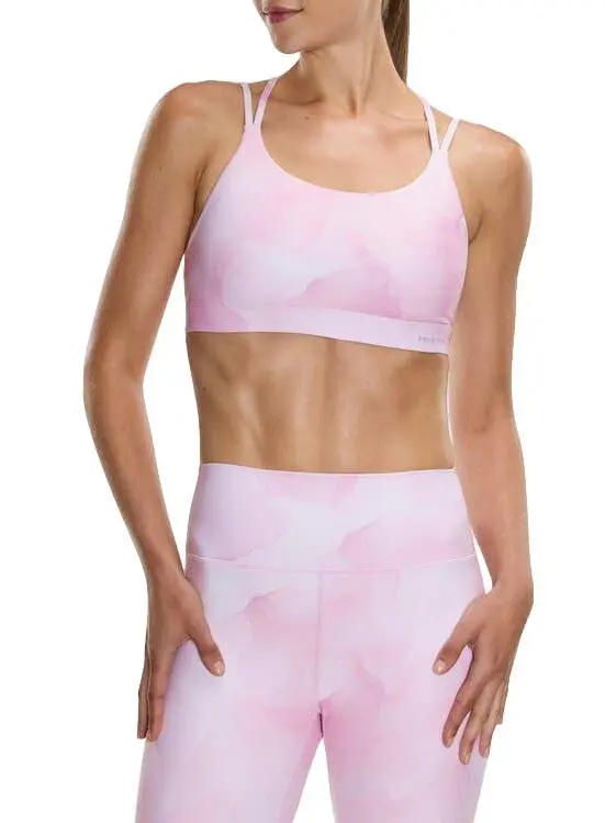 PELOTON Cadent Strappy Y Back Braprint - Lavender Smoke