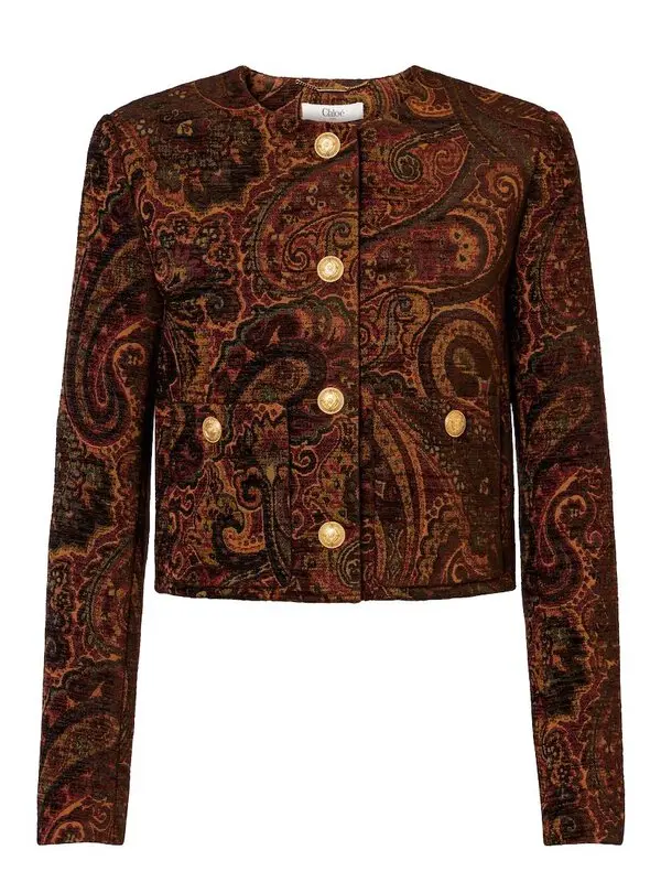 Chloé Paisley Jacquard Jacket - Multicoloured