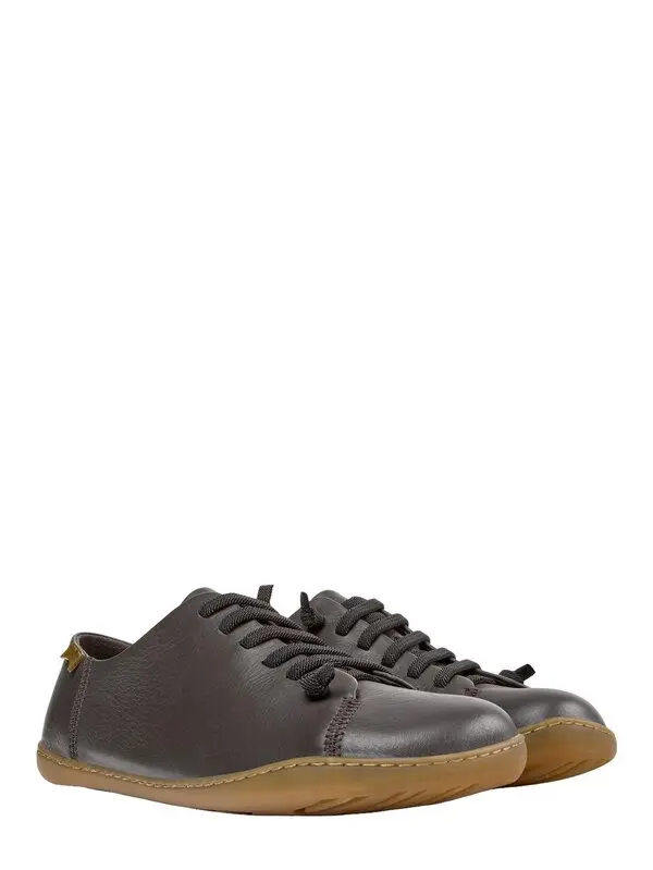 Camper Leather Sneaker - Dark Gray