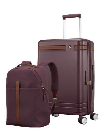 SAMSONITE Virtuosa Backpack & Carry On 2-piece Set - Burgundy