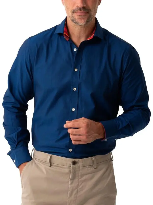 KOY CLOTHING Button Up Shirt - Navy