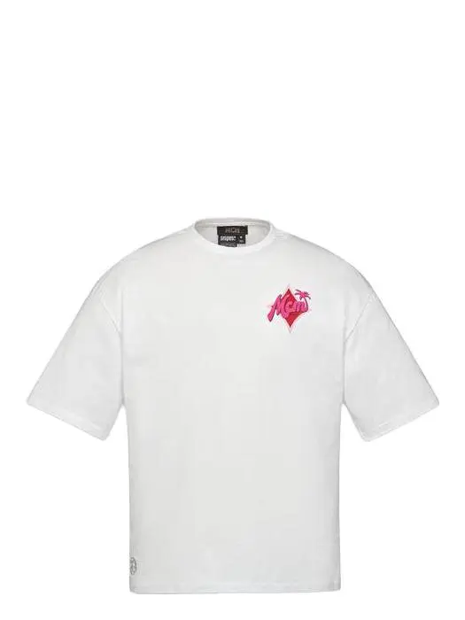 Mcm X Snipes Logo T-shirt - White