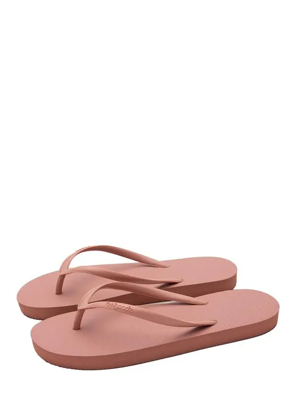 FEELGOODZ Slimz Core Natural Rubber Thong Sandals - Papaya