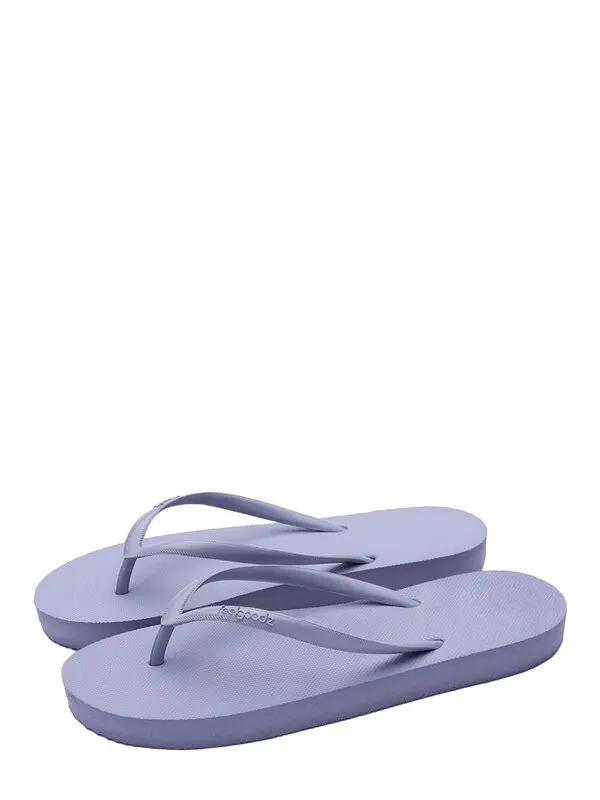 FEELGOODZ Slimz Core Natural Rubber Thong Sandals - Periwinkle
