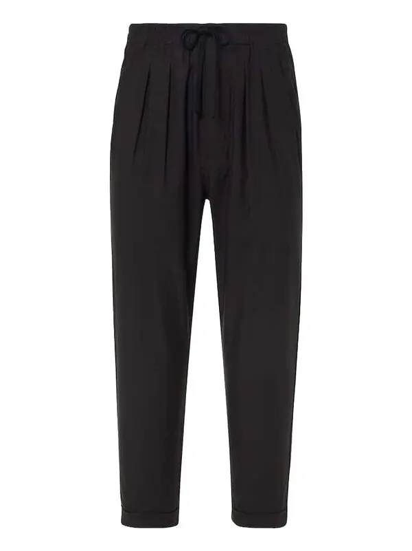 TOM FORD Twill Straight Pants - Black