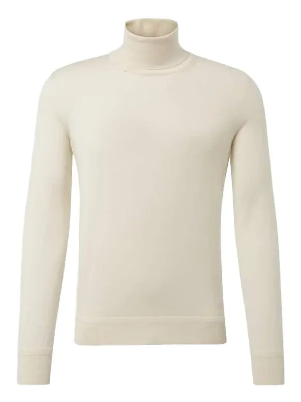 TOM FORD Cashmere And Silk Turtleneck Sweater - White