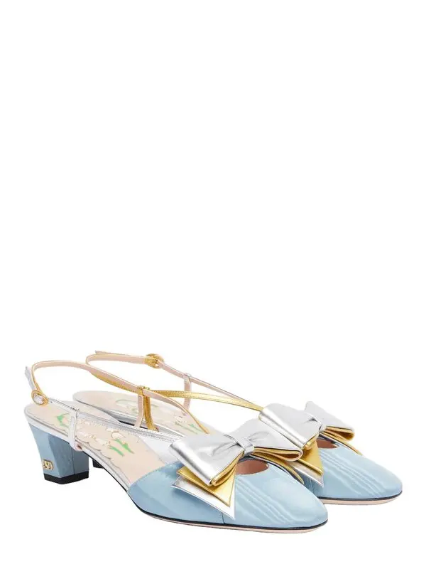 Valentino Garavani Bowow Leather Pumps - Multicoloured