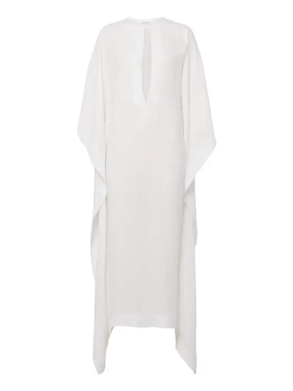 Alaïa Oversized Crêpe Kaftan - White