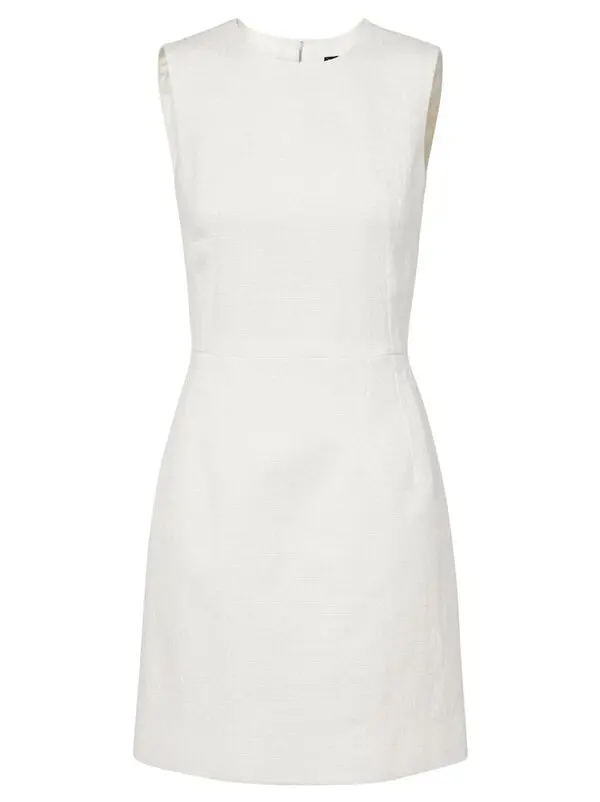 Dolce & Gabbana Cotton-blend Mini Dress - White