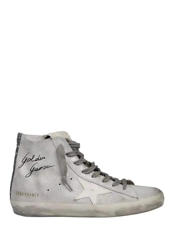 GOLDEN GOOSE Suede High-top Sneakers - Grey