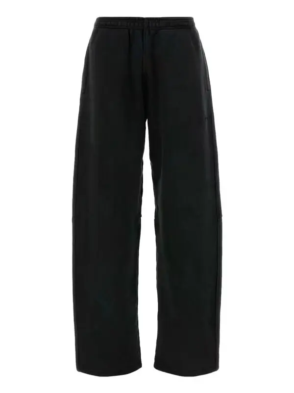Alexander Wang Cotton Elasticated-waist Pants - Black