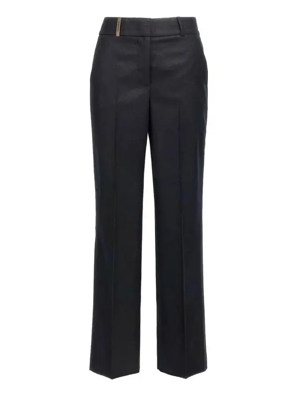Peserico Straight-leg Trousers - Blue