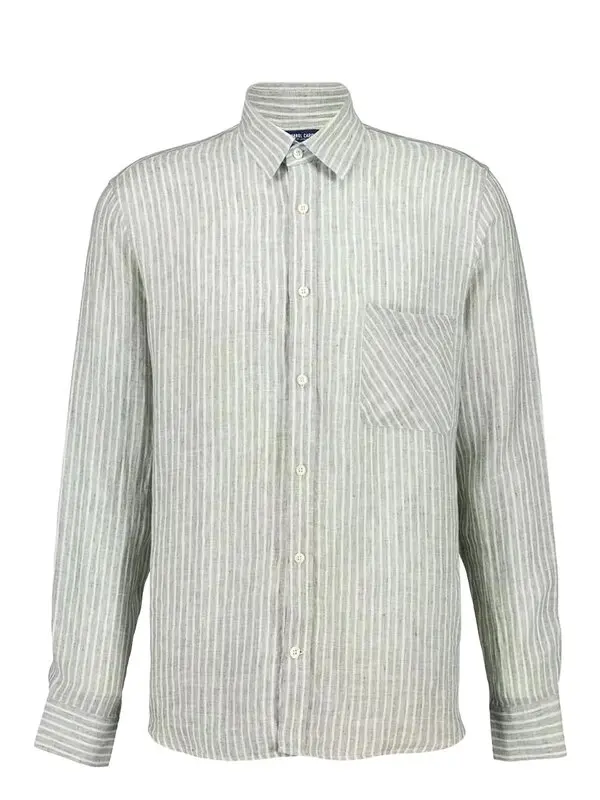 Frescobol Carioca Telles Striped Button-up Shirt - Green