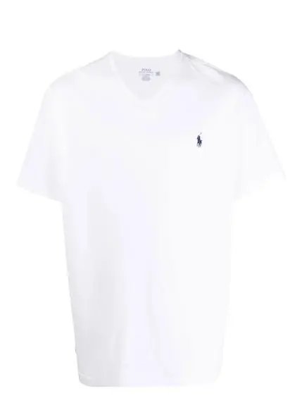 Polo Ralph Lauren Short Sleeve Vneck Classic Fit T-shirt - White